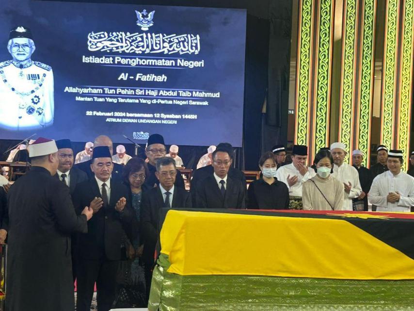 Joachim pays last respects to late Taib Mahmud