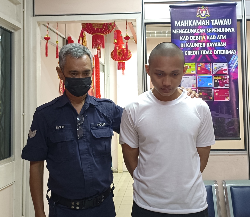 Tawau drug dealer gets 60 years, 24 strokes
