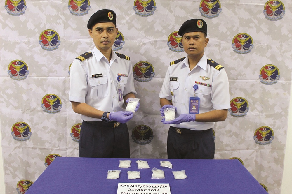 Syabu bernilai RM50,000 dirampas