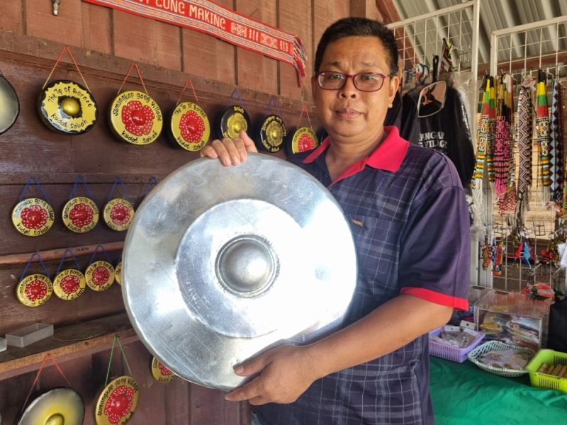 Gong-making skills passed down from generation to generation in Kudat ...
