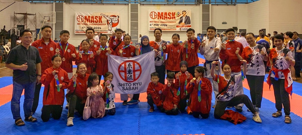 Shitoryu Sabah bawa pulang 17 emas, 12 perak dan 10 gangsa
