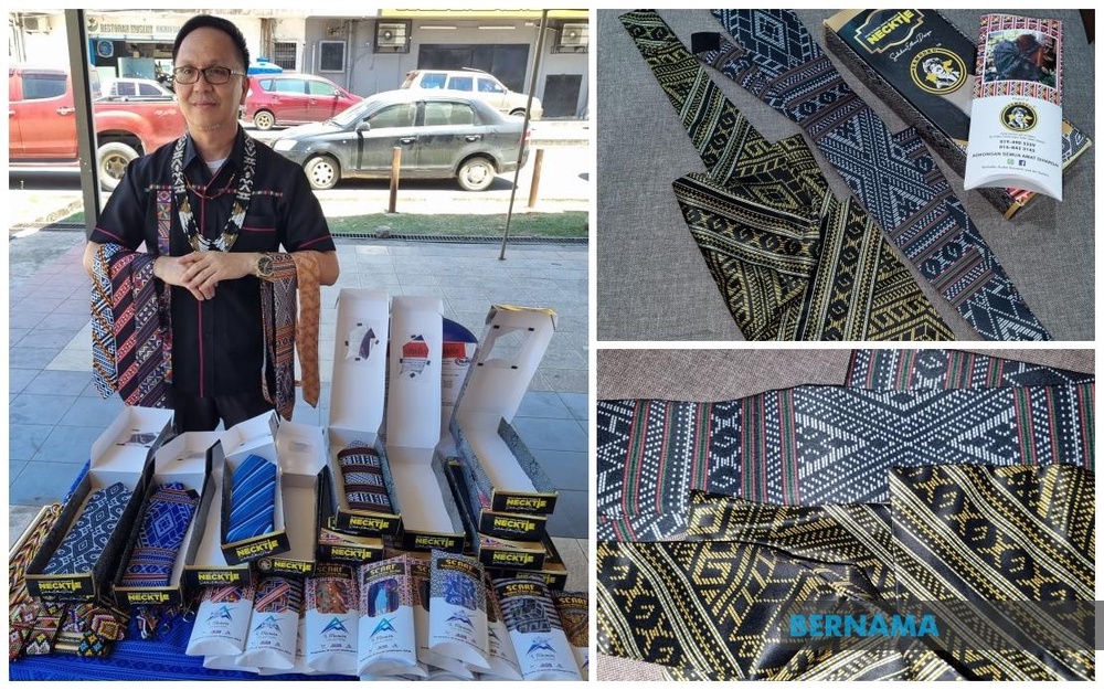 Keeping Rungus traditional patterns alive through fashion accessories