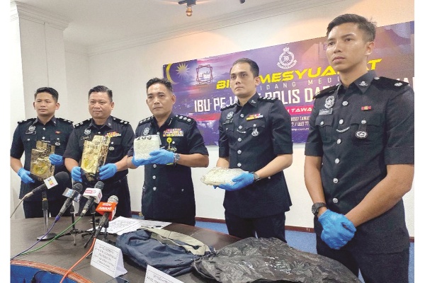 2kg Syabu seized in Tawau
