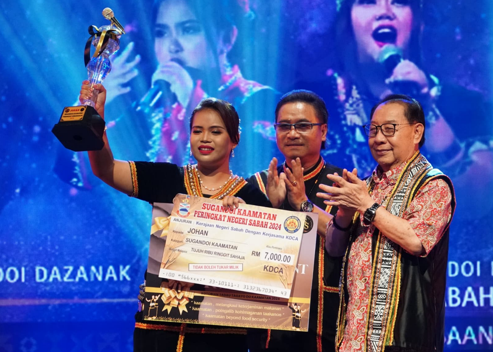 Christina crowned Sugandoi Kaamatan champion