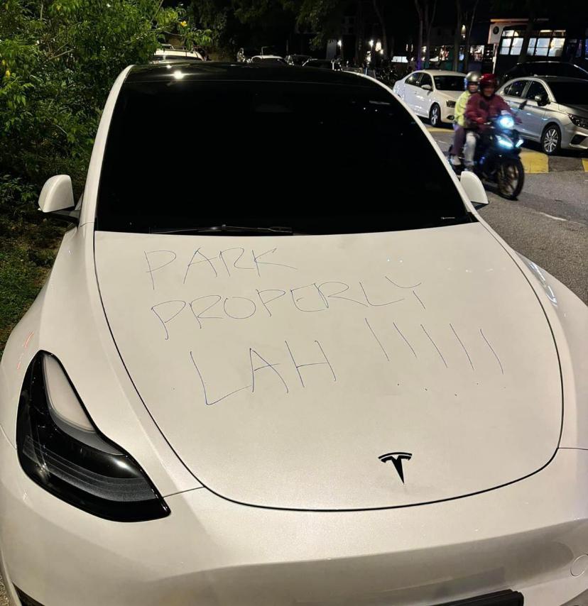 Improperly parked car in KL gets vandalised, goes viral
