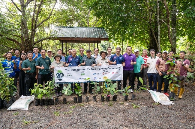 Tree planting ceremony kicks off Borneo Sevens 2025