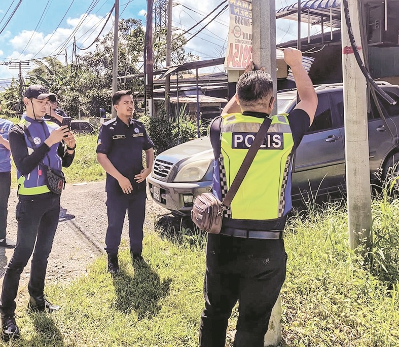45 students on study visit to Ranau Police