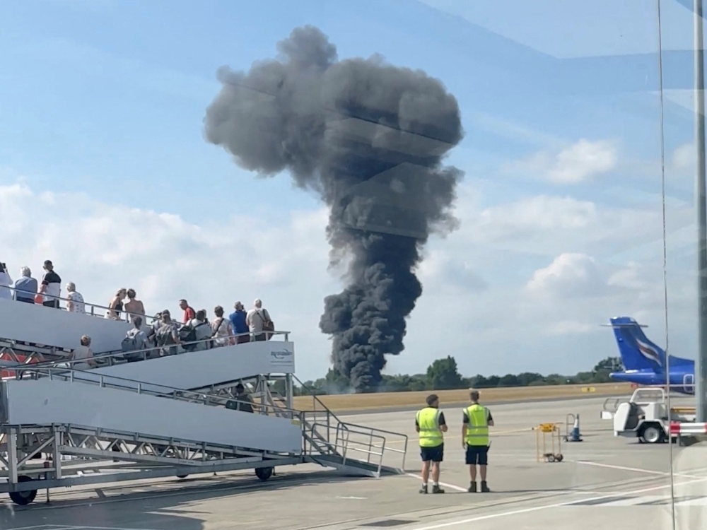 Small Plane Crashes At Southend Airport Forcing Closure