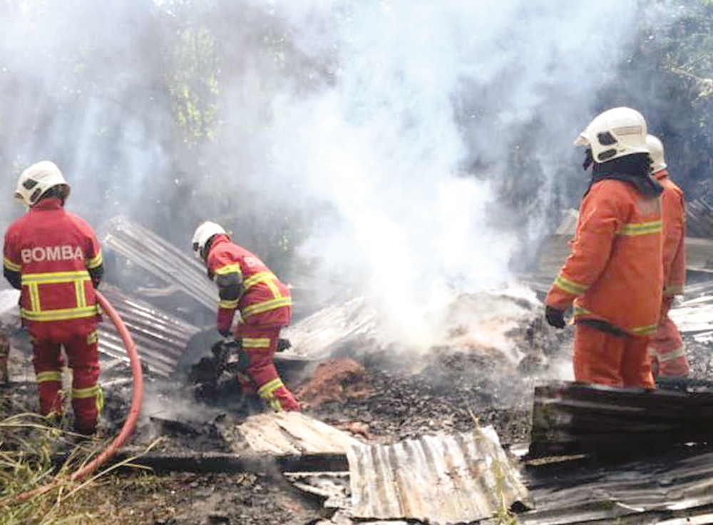 Farmhouse damaged in fire