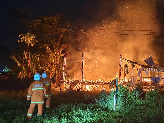 House destroyed in Papar fire, no casualties reported