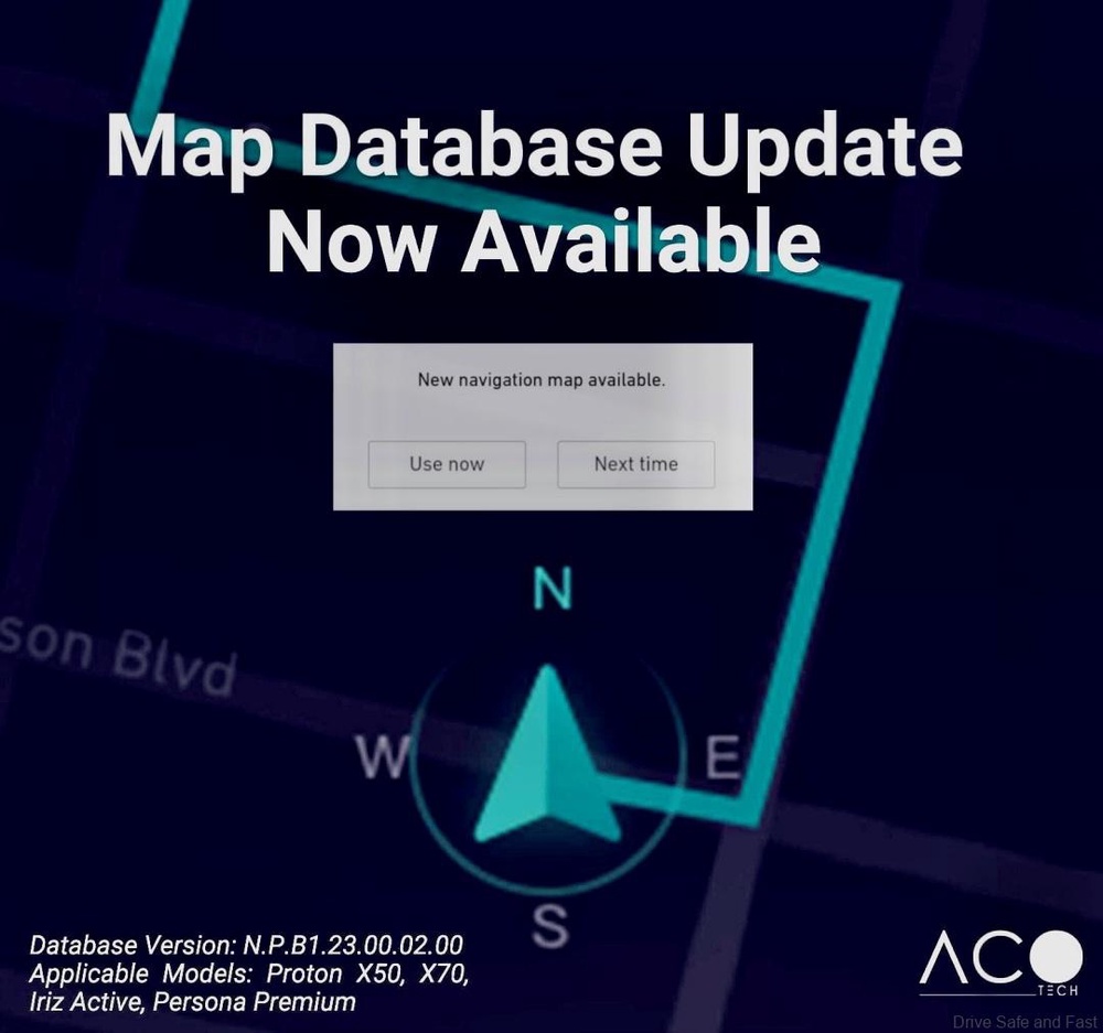 ATLAS Map Database Update Now Available For New Proton Cars