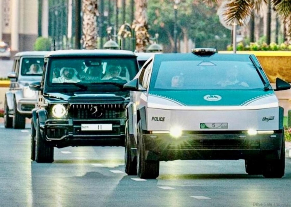 Dubai Police Now Officially Using Tesla Cybertruck In Its Fleet