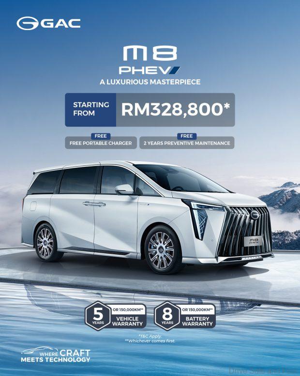 GAC M8 PHEV MPV Launched In Malaysia From RM328,800