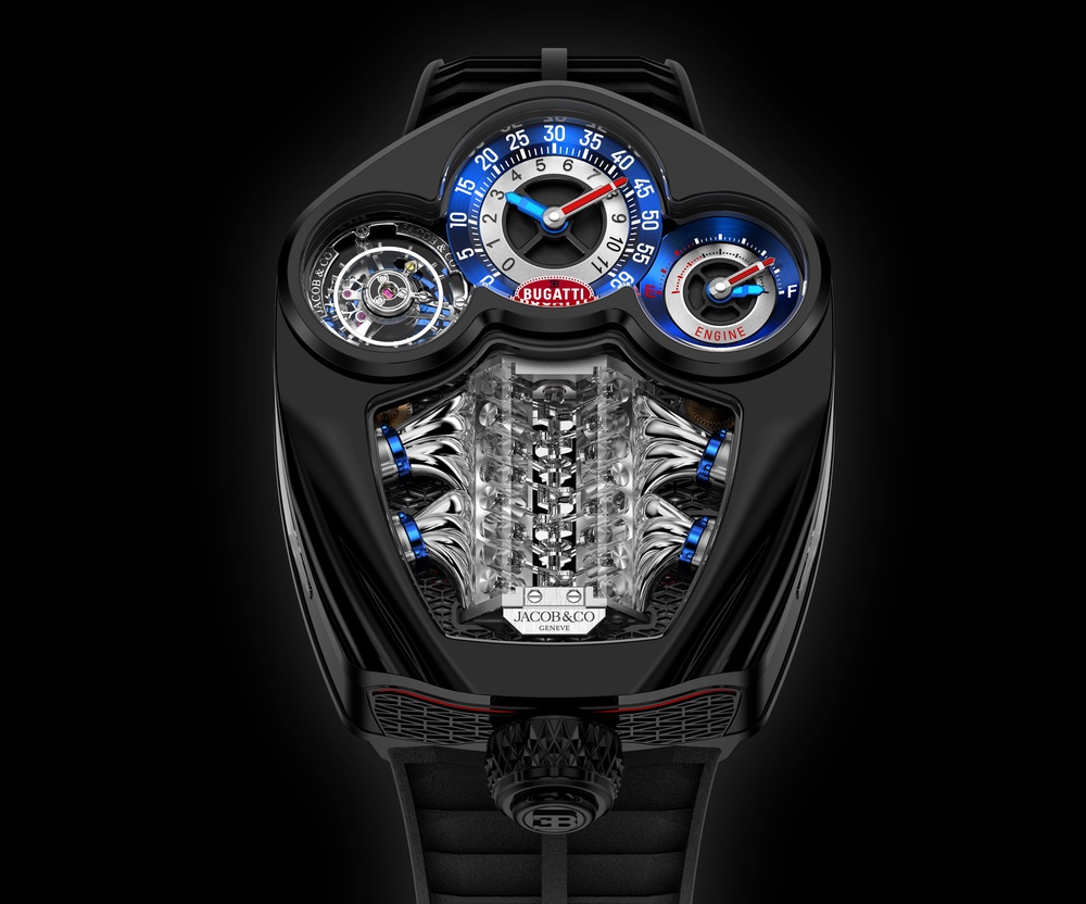 Jacob & Co. and Bugatti's New Watch Comes with a V16 Engine