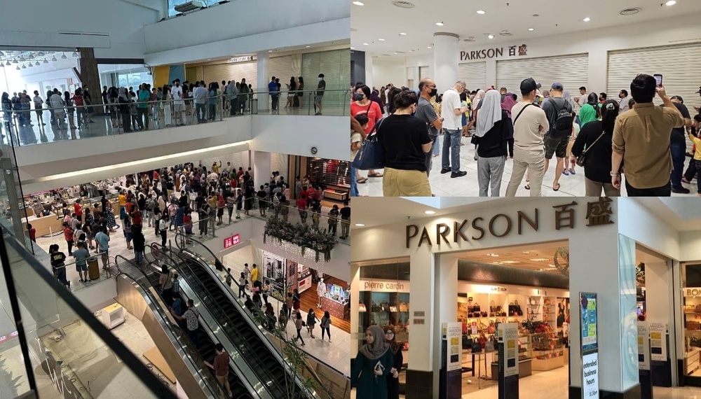 Promosi ‘Tutup Kedai’ Parkson, Orang Ramai Dilihat Berkerumun Di The ...