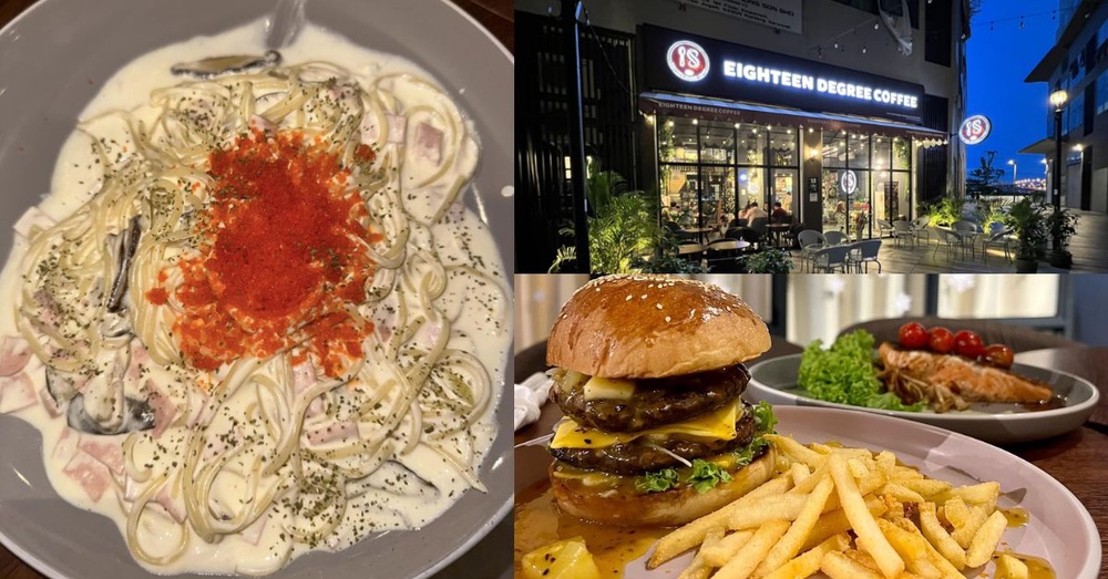 Makanan Western Menarik Di Kuching, Eighteen Degree Coffee Sajikan Menu ...