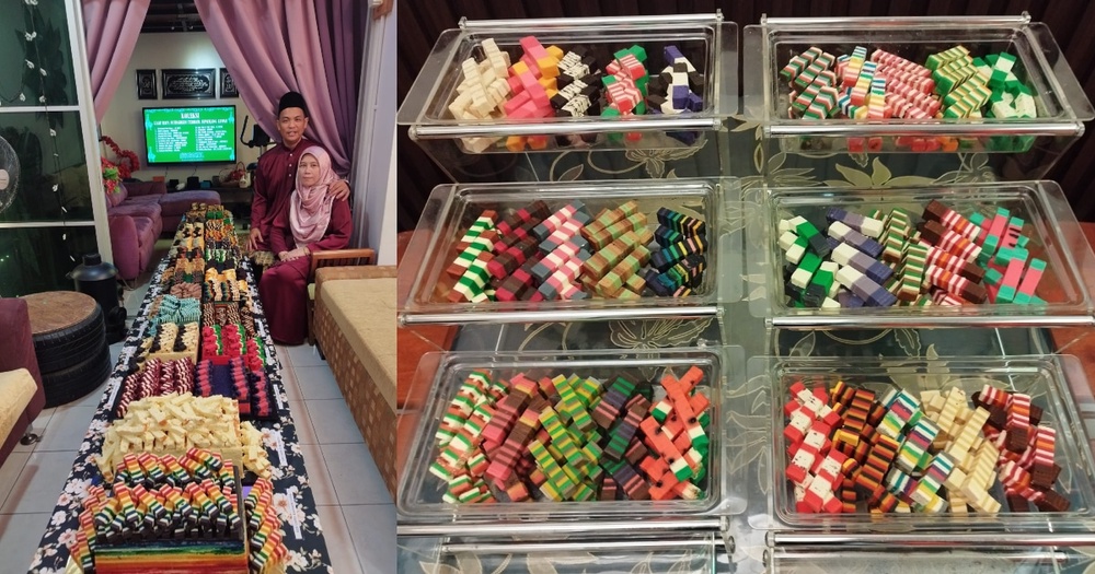 Tradisi Palak Meja, Keluarga Ini Hidang 30 Jenis Kek Lapis Premium Di ...