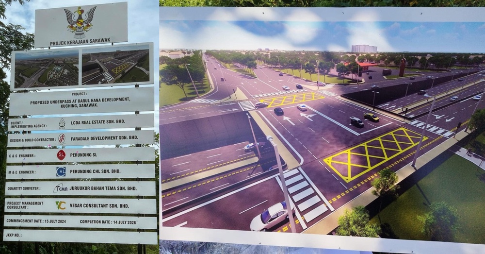 Rancangan Pembinaan Projek Underpass Darul Hana Jadi Bualan Netizen