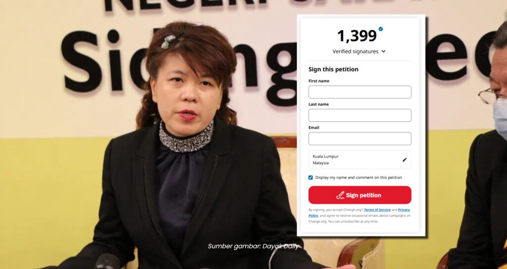 Netizen Buat Petisyen Tuntut ADUN Pending, Violet Yong Mohon Maaf Dan Letak Jawatan