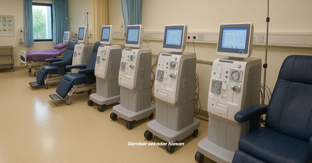 7 Mesin Dialisis Baharu Untuk Hospital Queen Elizabeth, Pesakit B40 ...