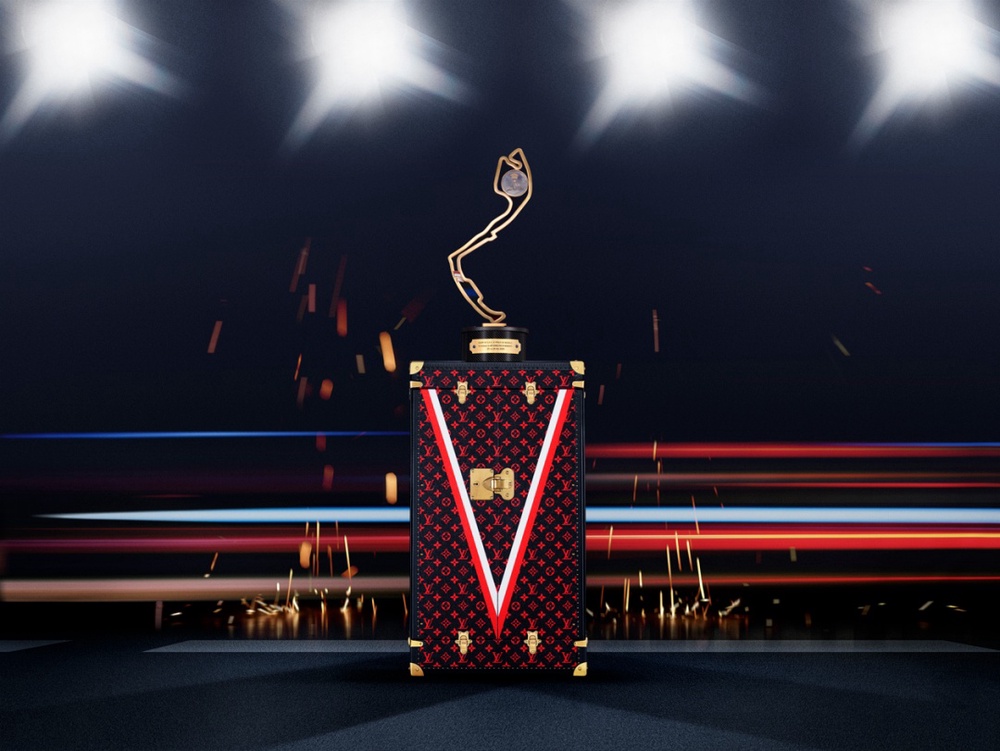 Louis Vuitton Presents The Trophy Trunk Case For The 80th F1 Grand Prix