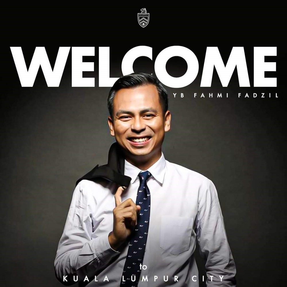 Fahmi Fadzil appointed new KL City FC patron