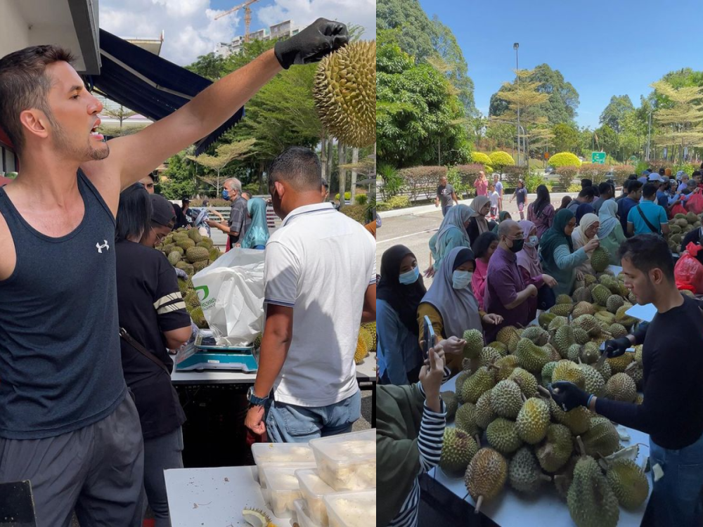 Celebrity entrepreneur Aliff Syukri extends pop-up durian stall ...