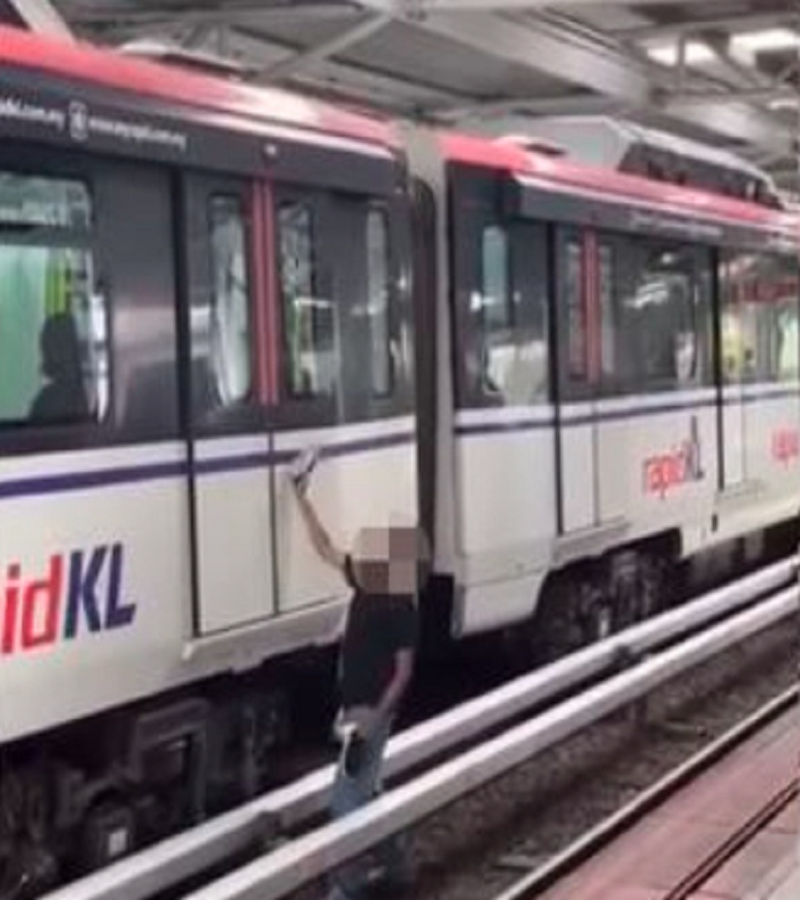 Police tracking down man who trespassed on LRT track, attempted to ...