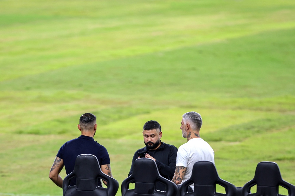 Malaysia Cup: TMJ inspects pitch at Bukit Jalil National Stadium