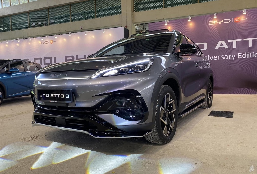 BYD Atto 3 Malaysia: Anniversary Limited Edition adds blacked-out body ...