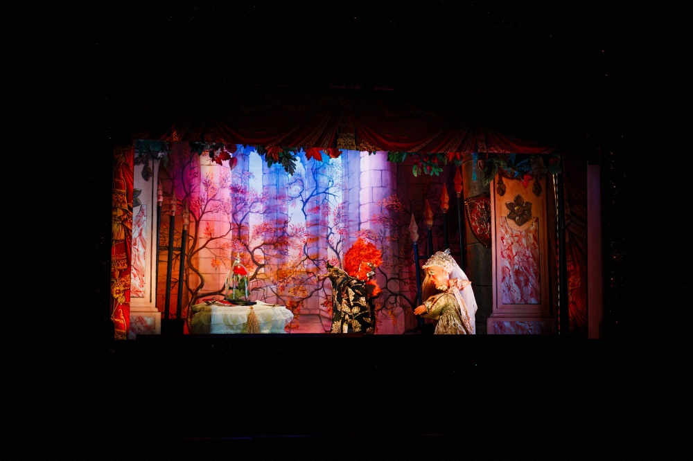 Curtain drops for Eiffel Tower puppet theatre before Paris Games