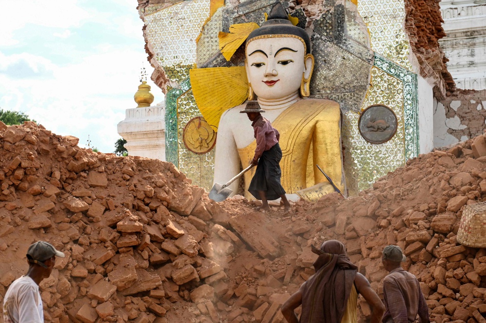 When the earth shook, Myanmar’s sacred landmarks were lost in a moment
