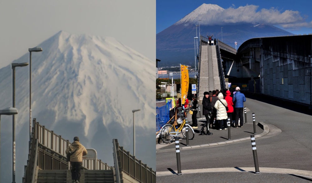 Locals fume as Mount Fuji ‘dream bridge’ turns into tourist nightmare