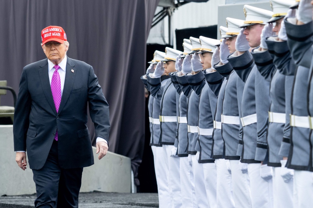 Trump unleashes anti-woke tirade at West Point, cadets call it ‘on brand’