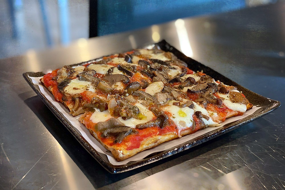 Roman style pizza and crispy ‘pan focaccia’... by way of a tasting menu ...