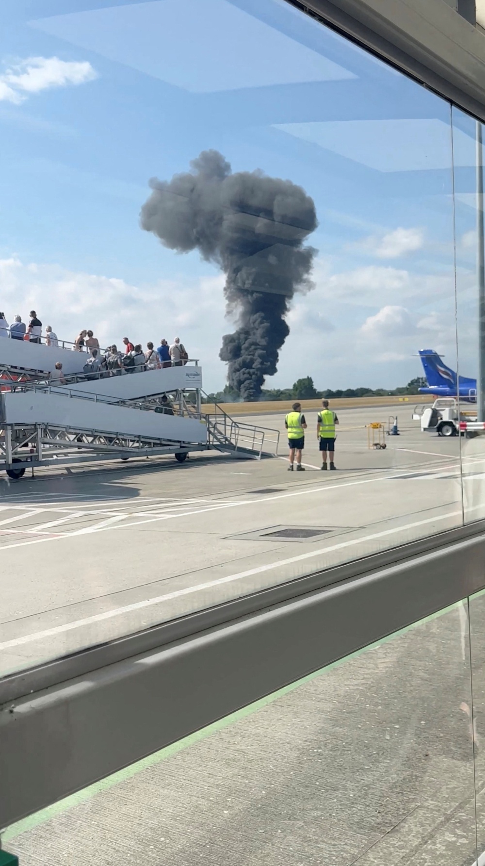 Small Plane Crashes At London Southend Airport Forcing Closure