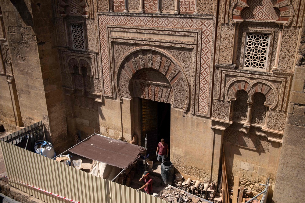 Historic Spanish mosque-cathedral reopens after blaze