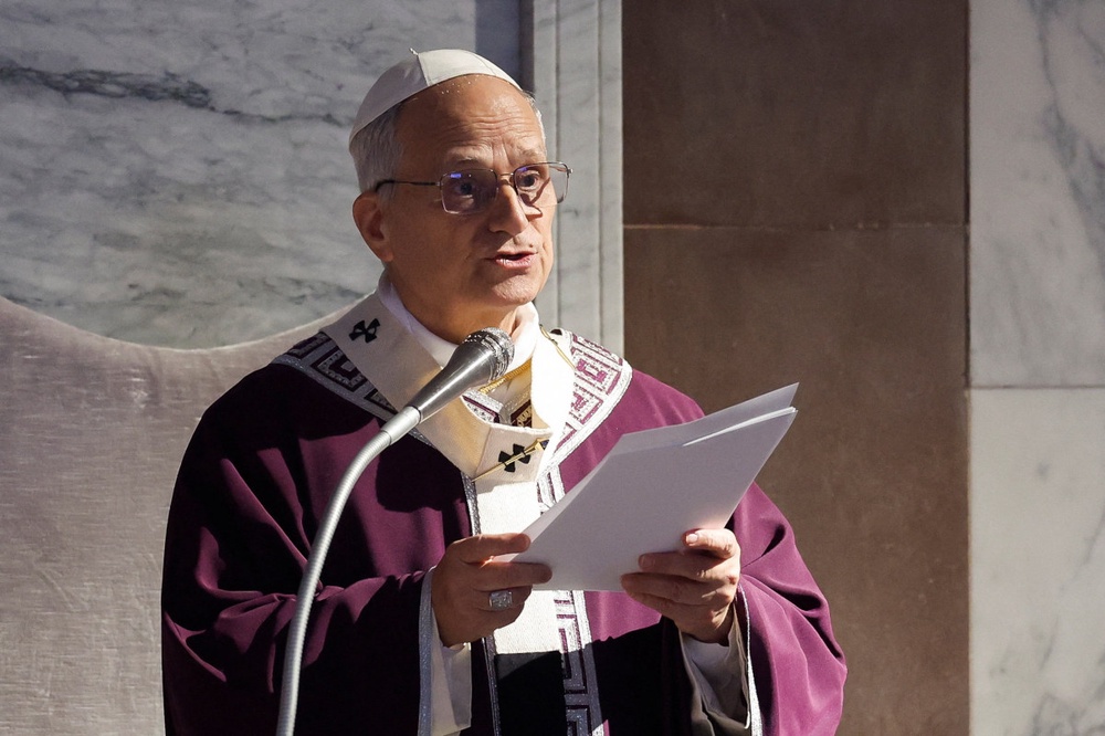Pope Leo laments a world ‘in flames’ at Ash Wednesday service