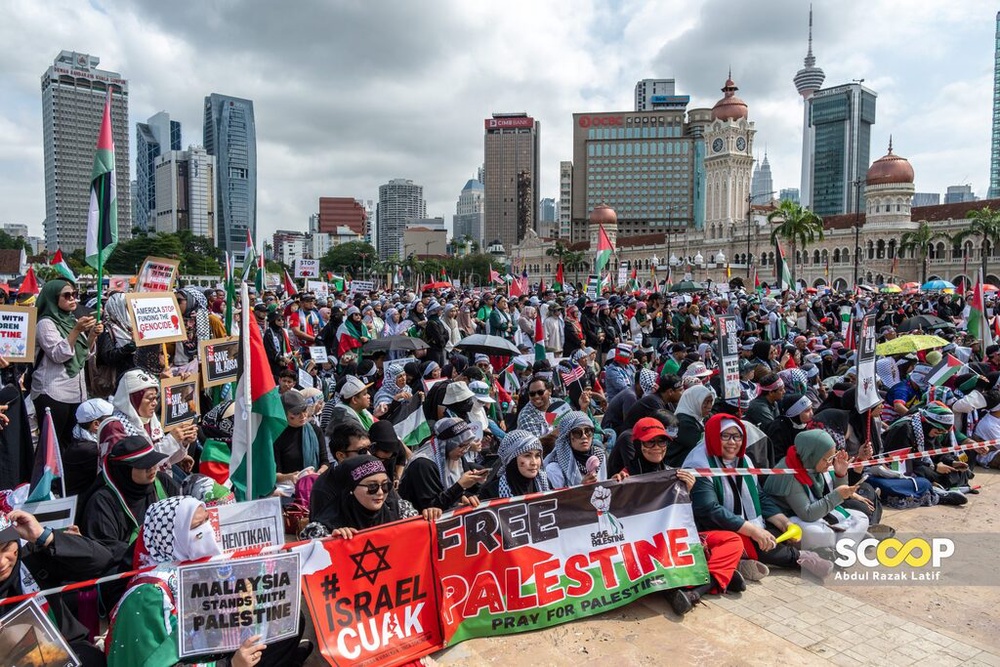 Gaza, jangan menangis: Perhimpunan Freedom for Palestine dihadiri ...