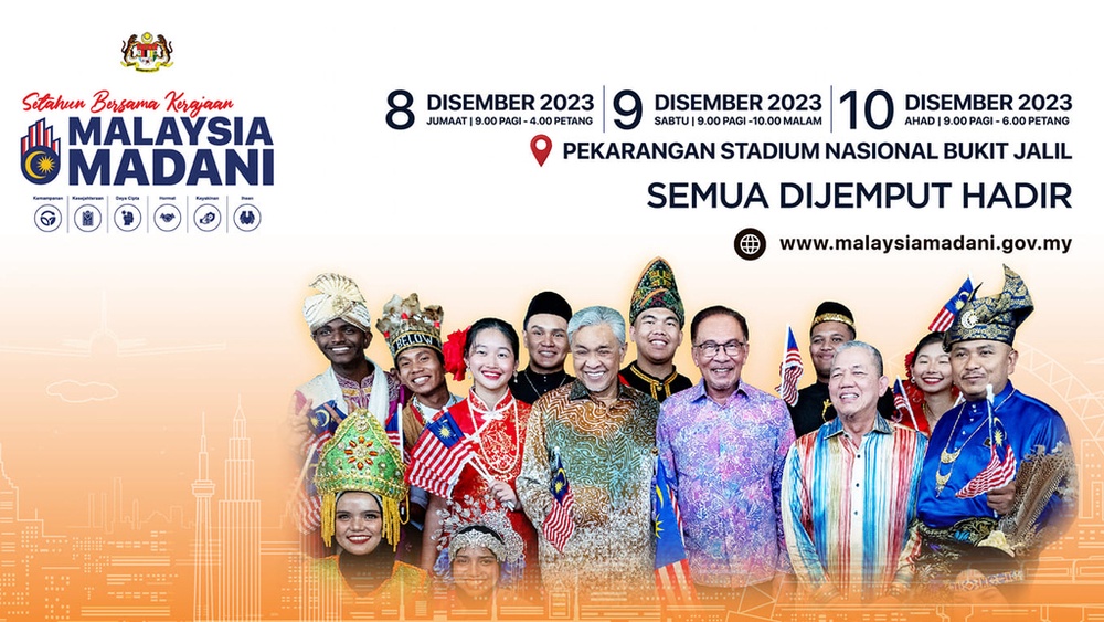 Jom ke Program Setahun Bersama Kerajaan Madani di Bukit Jalil