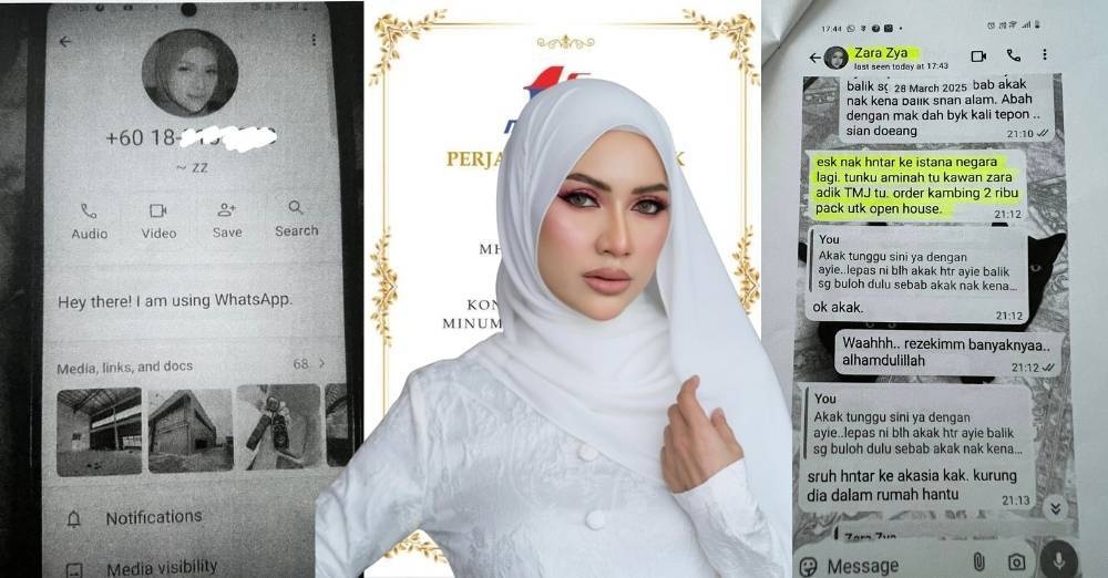 Zara Zya dedah lelaki menyamar jadi dirinya, tipu mangsa. 'Dakwa ada hubungan & bakal berkahwin ...