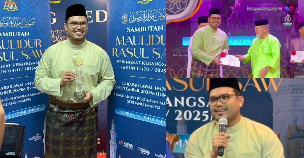 'Tetaplah jaga keberkatan' - Khairul Aming terima Anugerah Usahawan Berjaya Maulidur Rasul 2025 ...