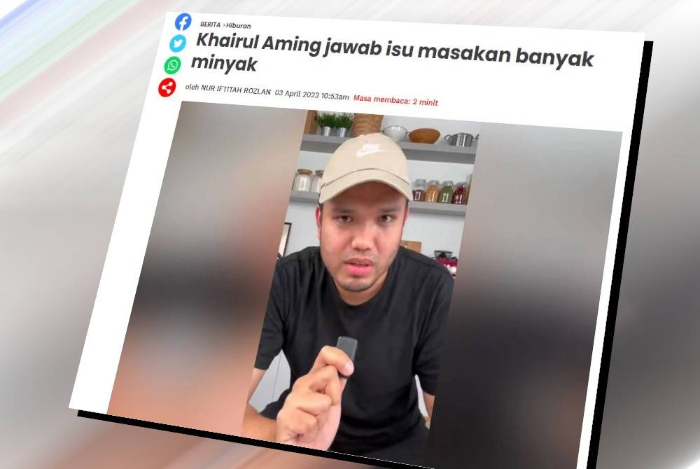 Dr Rafidah Abdullah mohon maaf kepada Khairul Aming