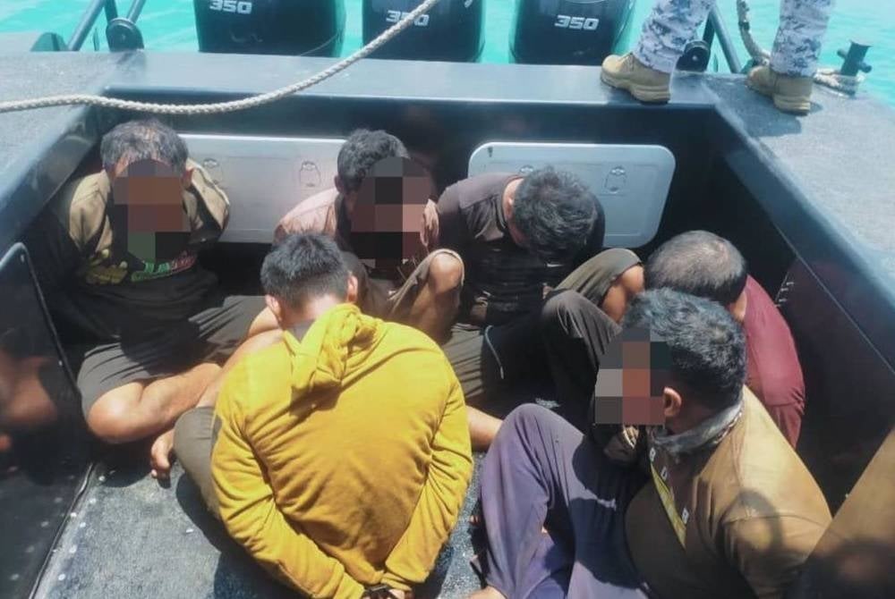 Maritim Johor Gagalkan Aktiviti Jenayah 11 Warga Asing