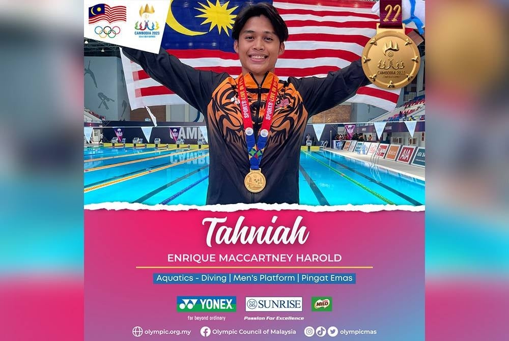 Malaysia dominasi acara terjun