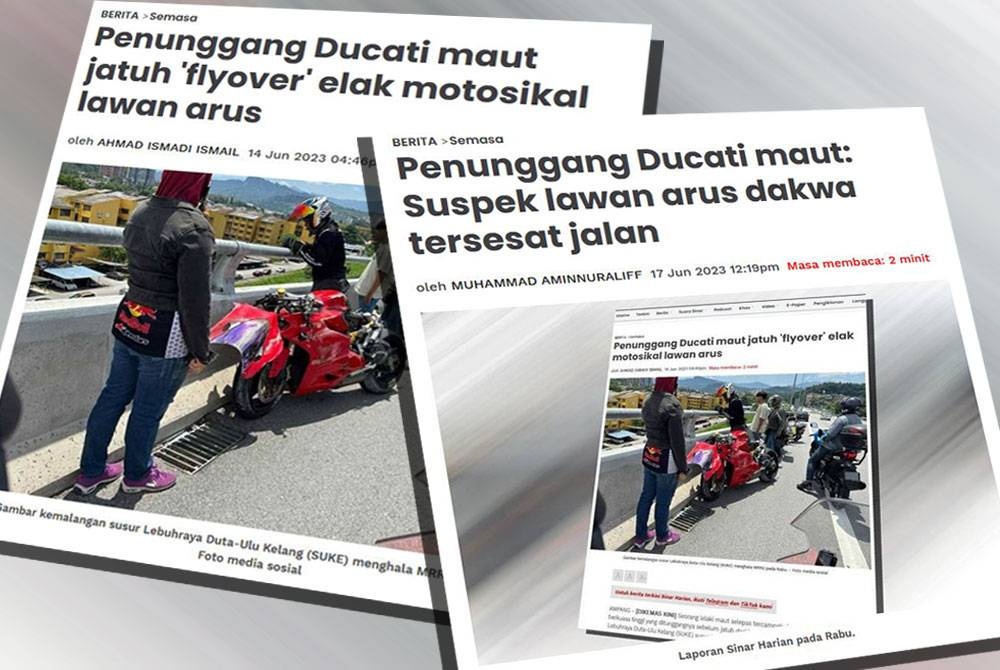 Tersalah jalan bukan alasan nak lawan arus!