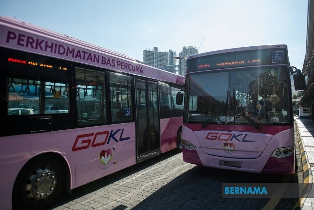 DBKL tukar nama laluan bas GOKL kepada model nombor