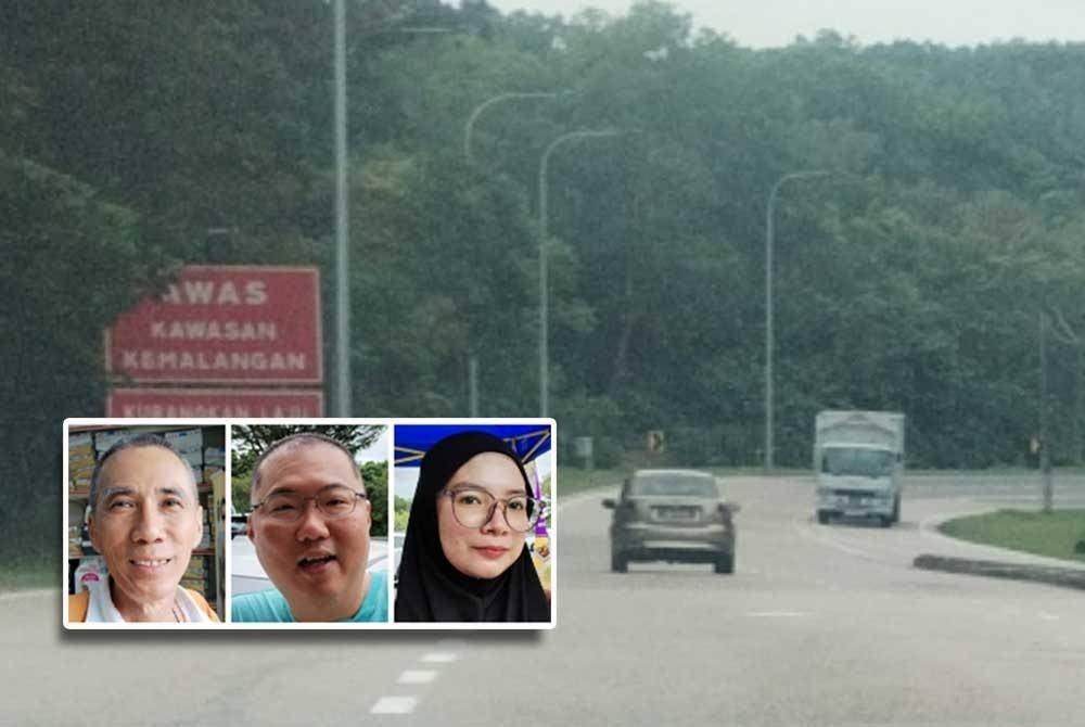 Risiko keselamatan: Pengguna mohon garisan kuning, pembahagi jalan