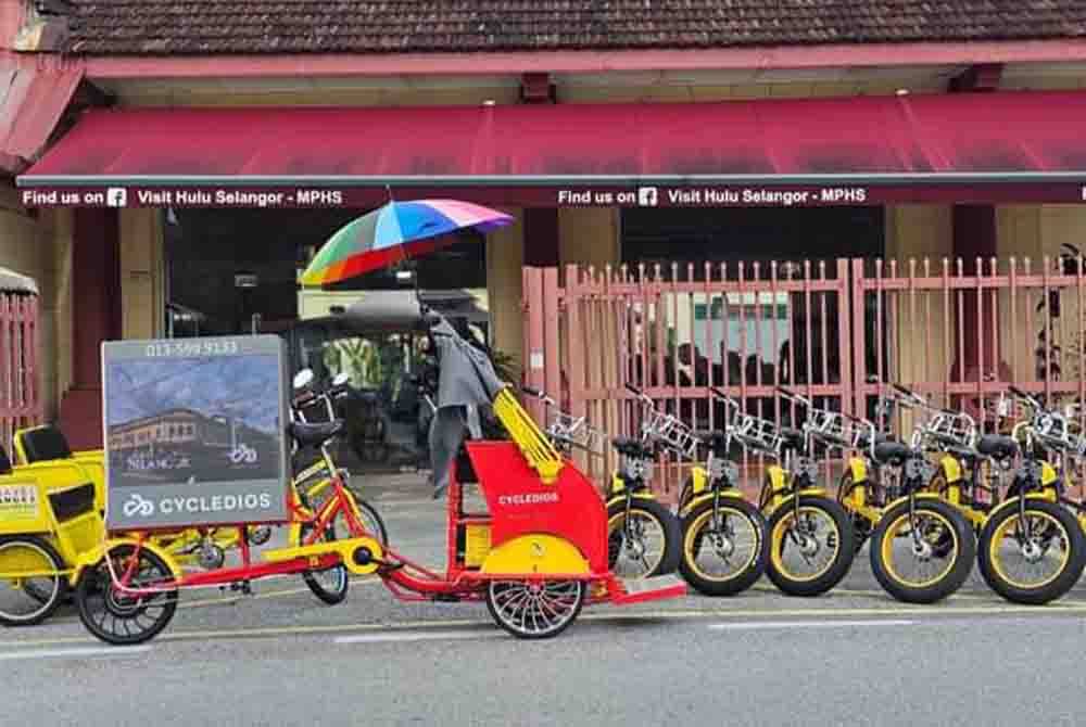 Naik beca, basikal rekreasi pintar di Kuala Kubu Bharu