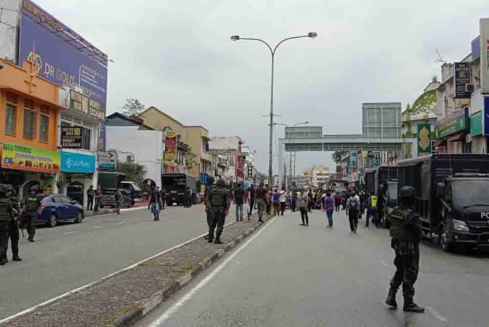 PDRM gempur kawasan Persiaran Raja Muda Musa